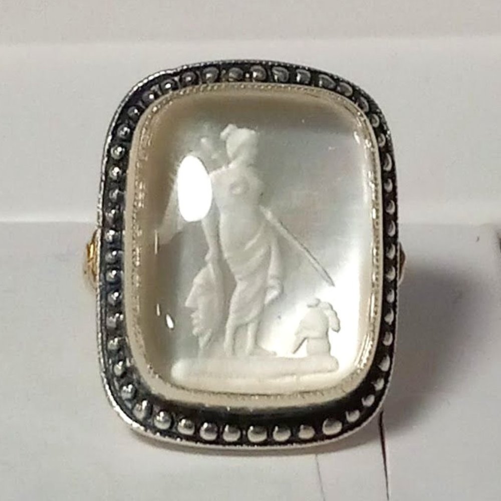 Victorian Rare Metropolitan Museum Arts Ring 14k Gold… - Gem